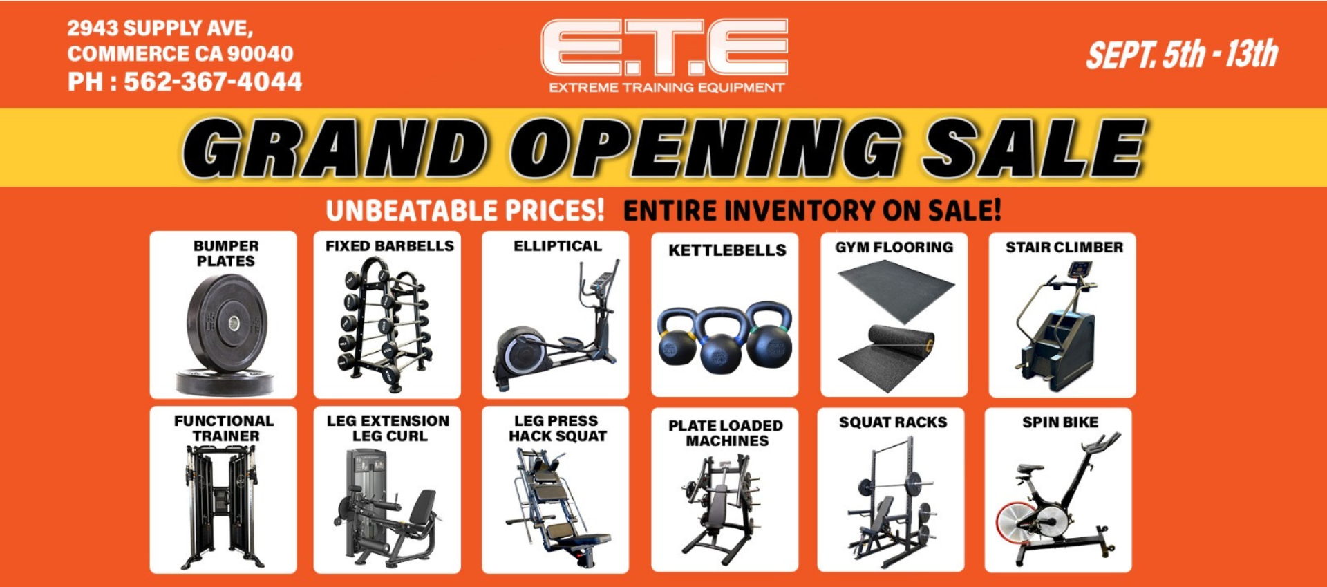 Fitness & Gym Equipment | Extreme Training Equipment