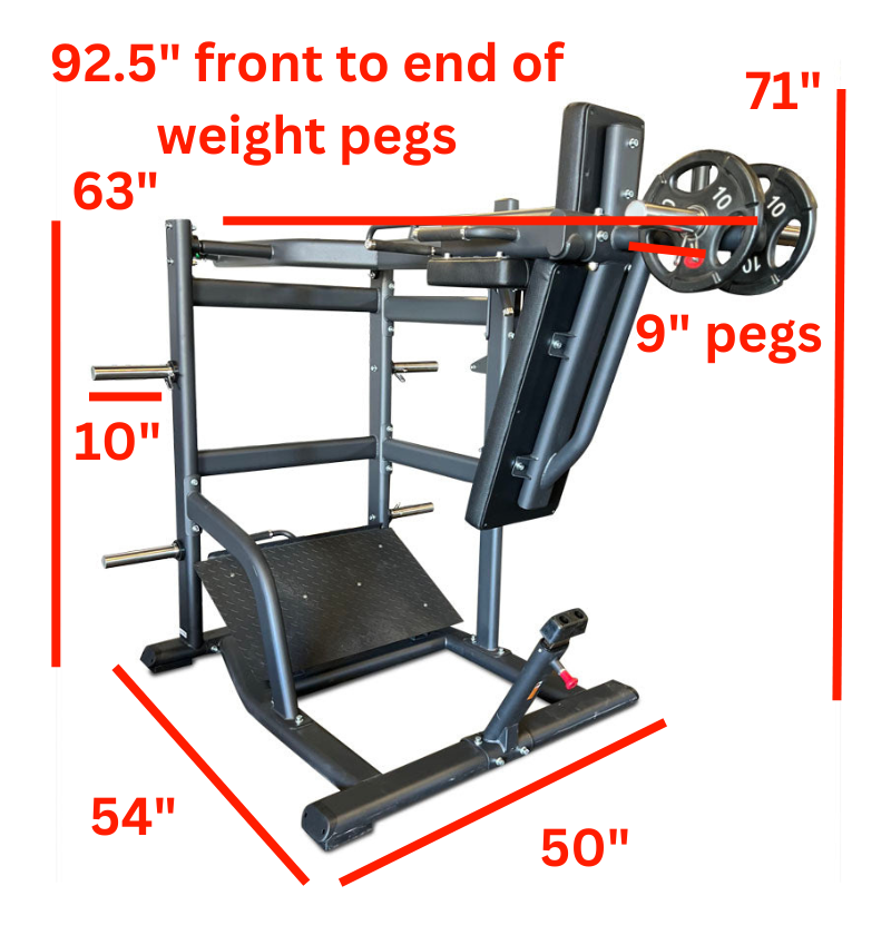 Pendulum Squat Machine - Deep Lower Body Strength Training – Extreme ...