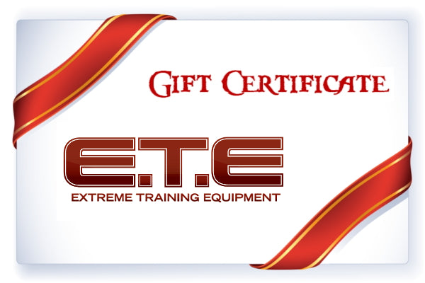 Gift Certificate For Convenient Gifting – Extreme Training Equipment